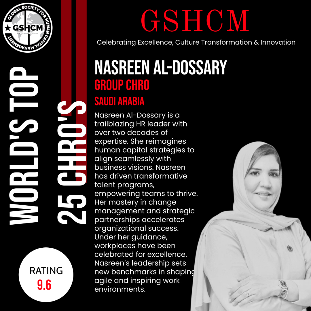 GSHCM Awards | Top 25 Most Influential HR Leaders for 2024-25